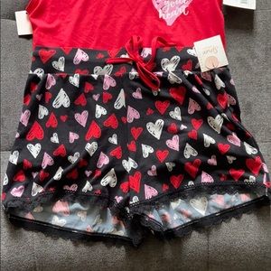 Spree Intimates | Intimates & Sleepwear | Nwt 2 Piece Matching Heart ...